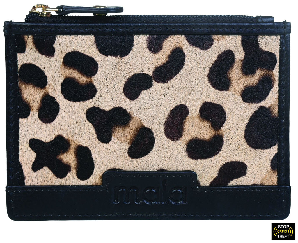 Mala Matrah Collection Leather Animal Print Coin Purse/Card Holder 426 ...